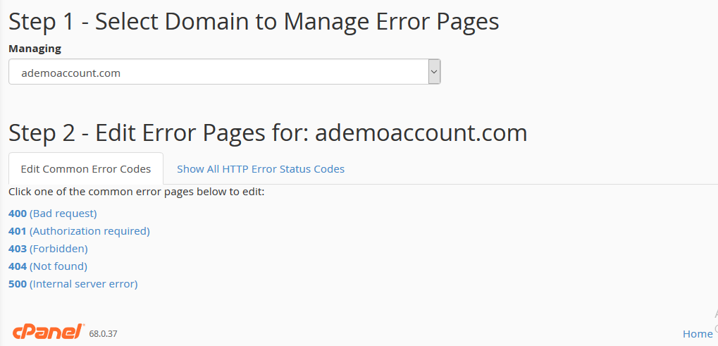 How To Create Custom Error Pages In CPanel Red Server Host how-to-create-custom-error-pages-in-cpanel-red-server-host