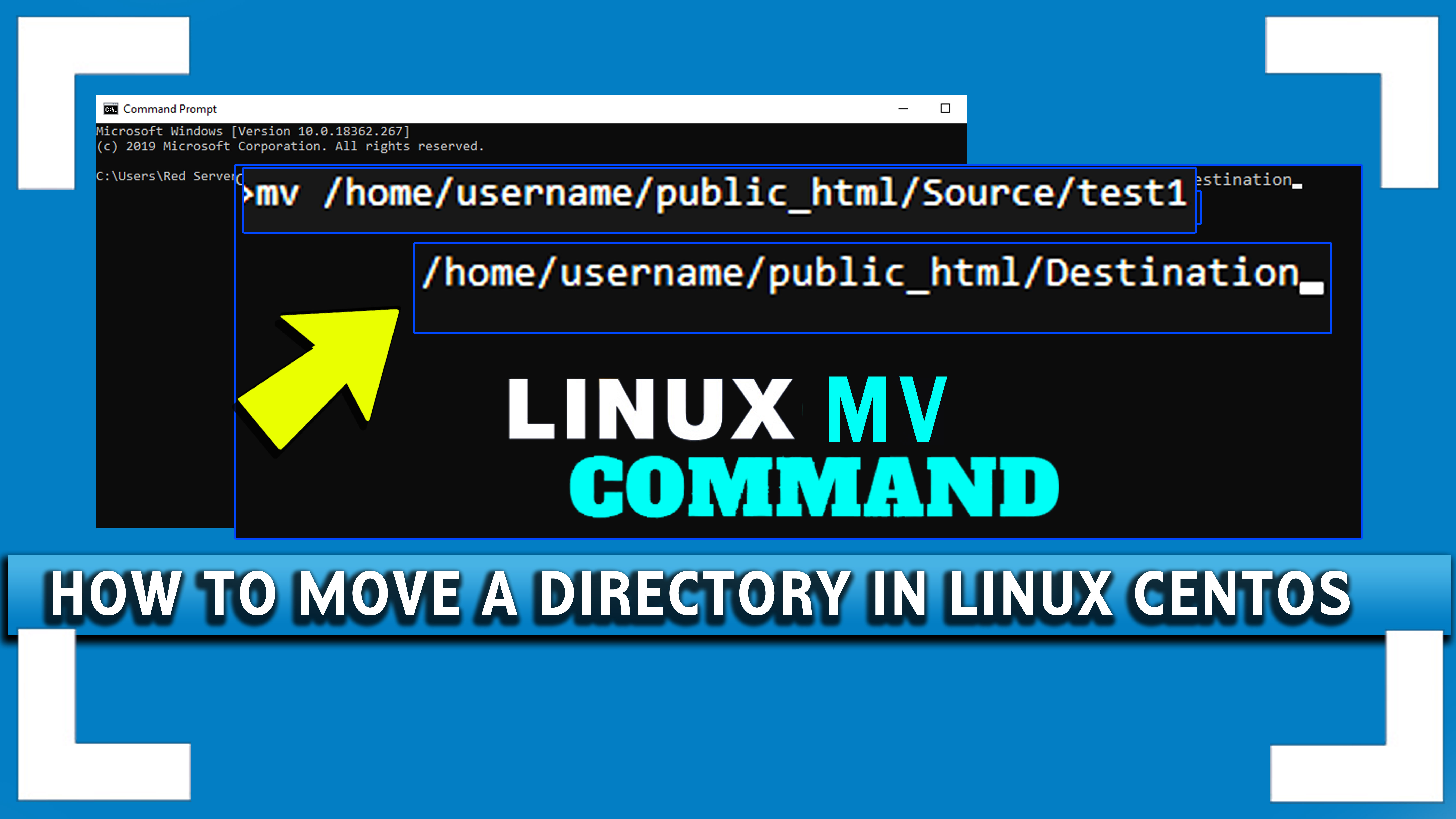 How To Move A Directory In Linux CentOS EASY GUIDE Red Server Host